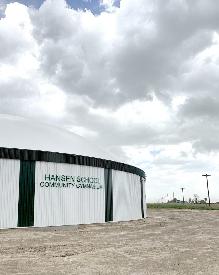 Hansen School District Gymnasium – Hansen, Idaho, USA - Dome Technology