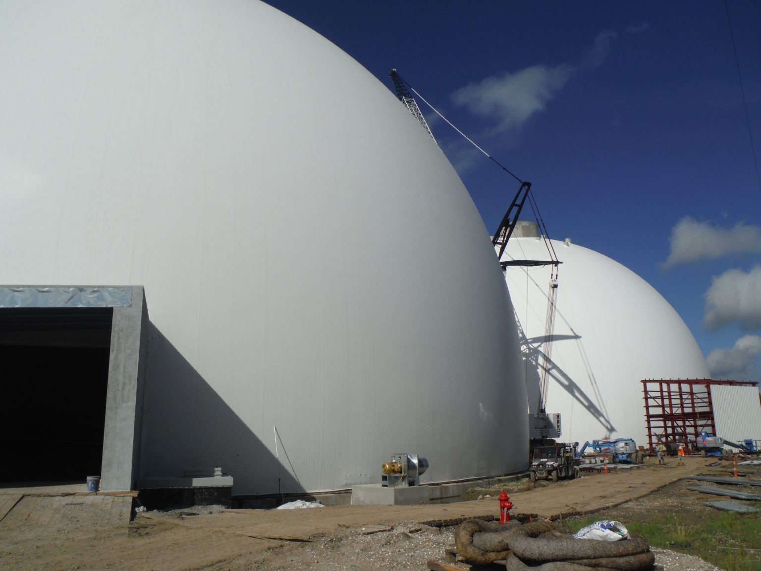 Our portfolio of wood-pellet domes - Dome Technology